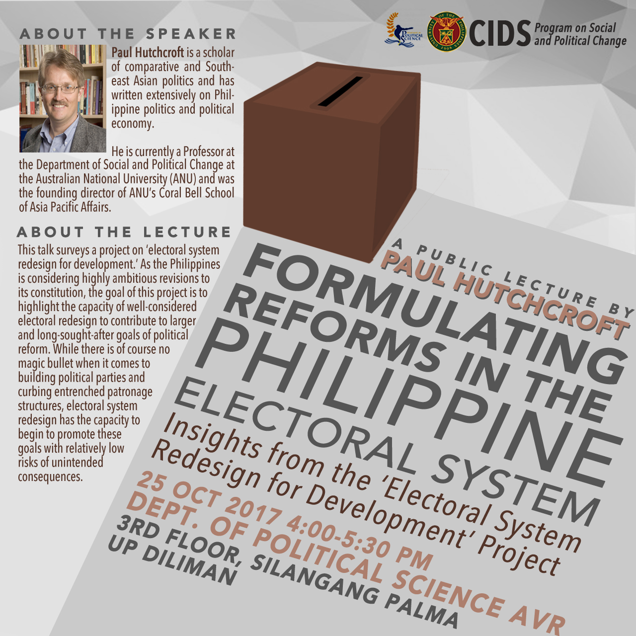 Formulating Reforms in the Philippine Electoral System: A Public ...