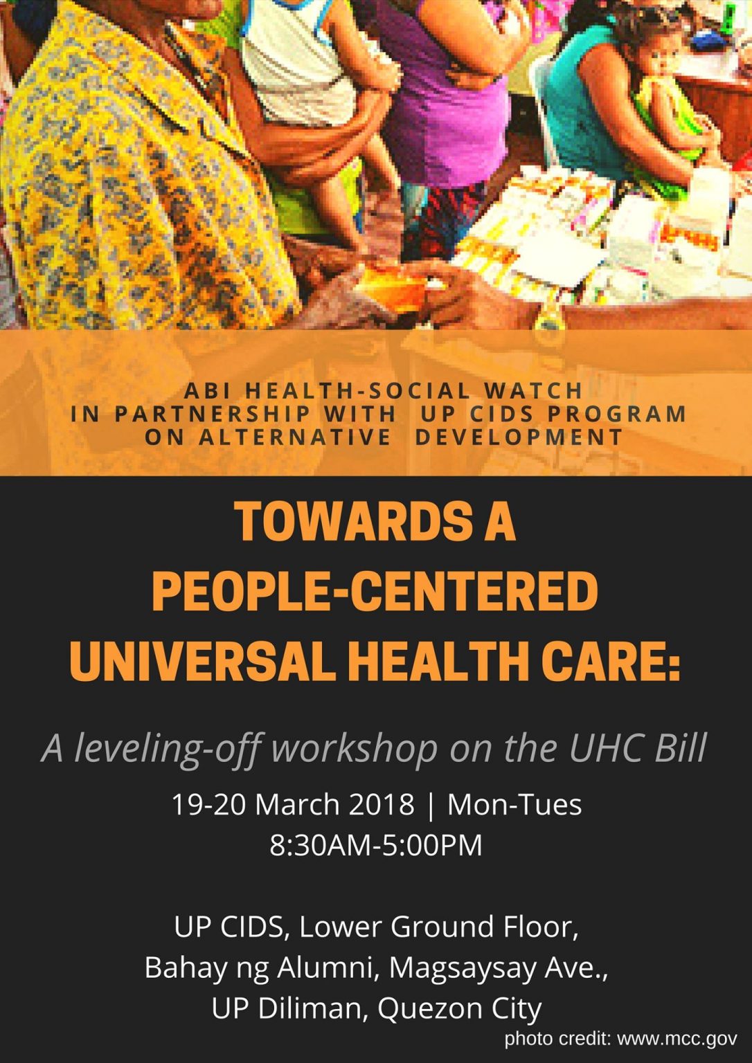 Civil Society Workshop on Universal Health Care (UHC): Towards a People ...