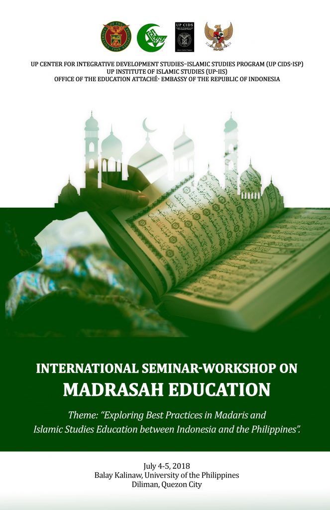 [Announcement] International Seminar-Workshop on Madrasah Education ...