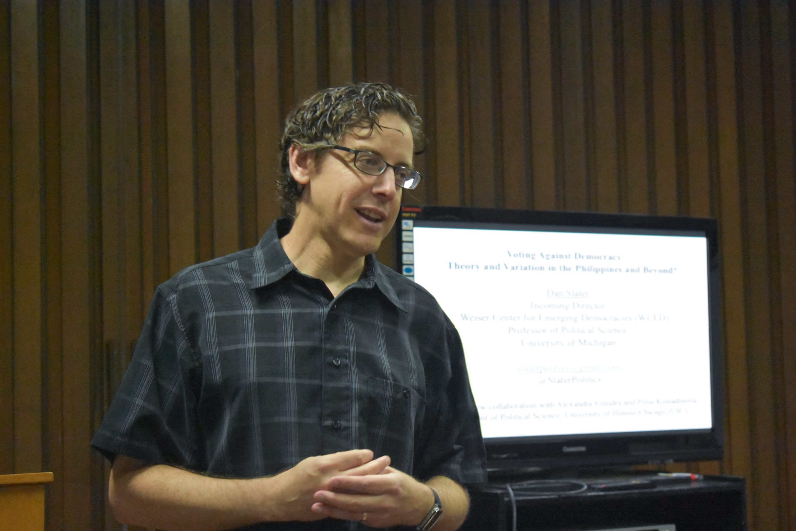 PSPC and UP PolSci host lecture by Professor Dan Slater - UP Center for ...