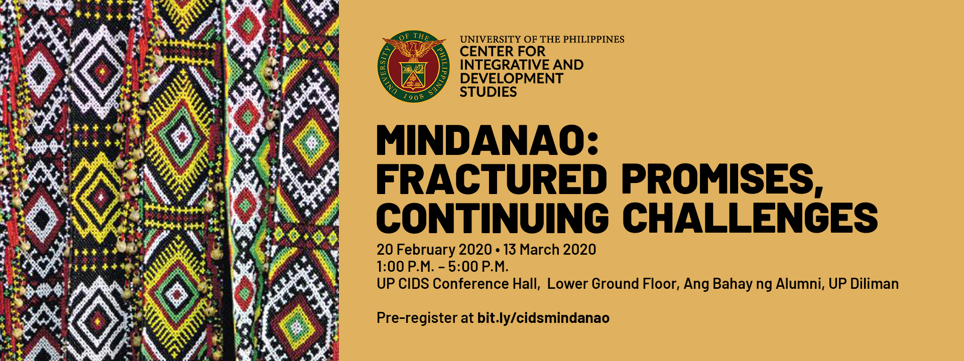 Forum Series • Mindanao: Fractured Promises, Continuing Challenges - UP ...