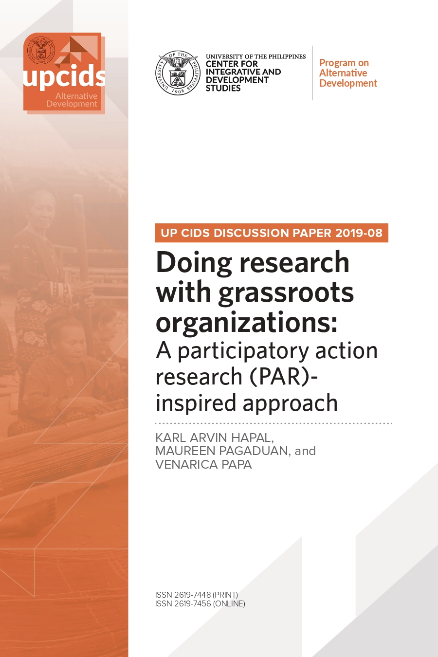 Doing research with grassroots organizations: A participatory action ...