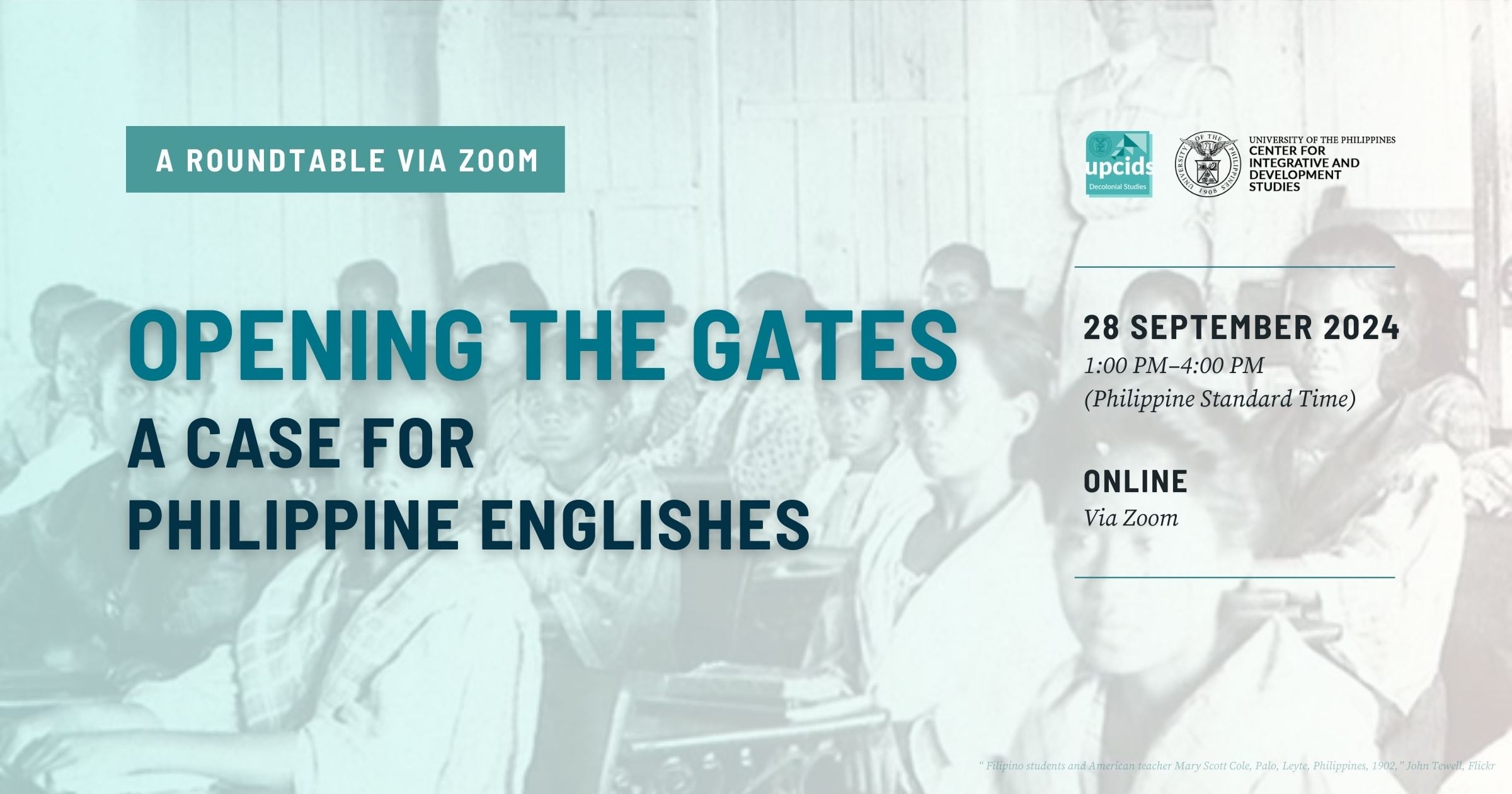 Opening the Gates: A Case for Philippine Englishes: A Roundtable