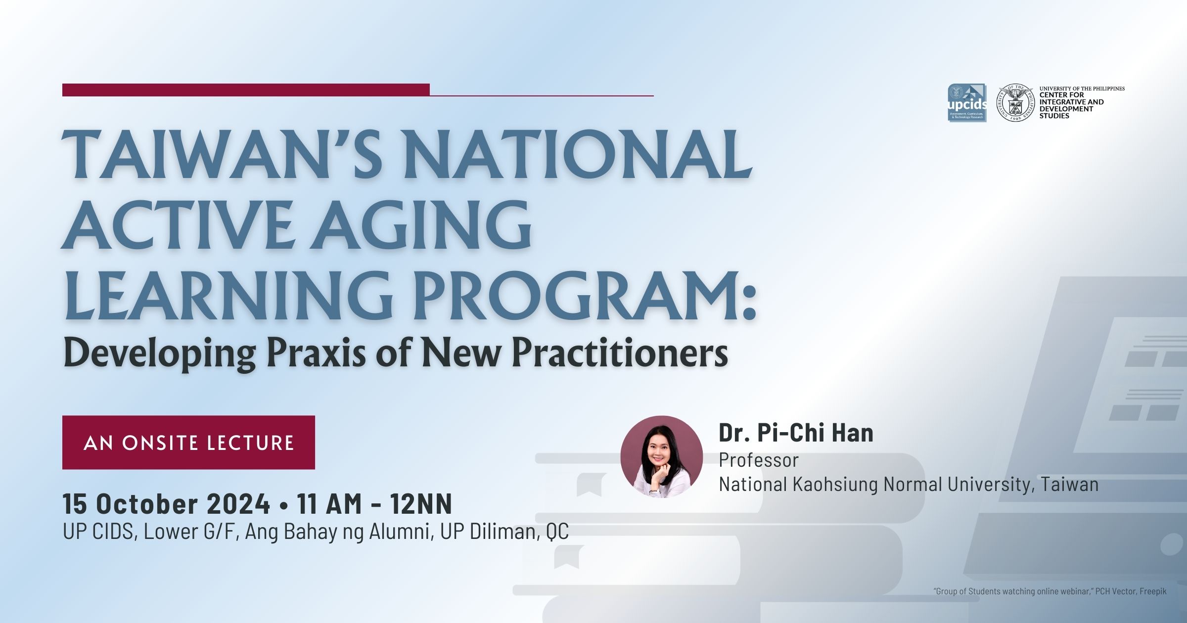 The National Active Aging Learning Program in Taiwan: A Lecture