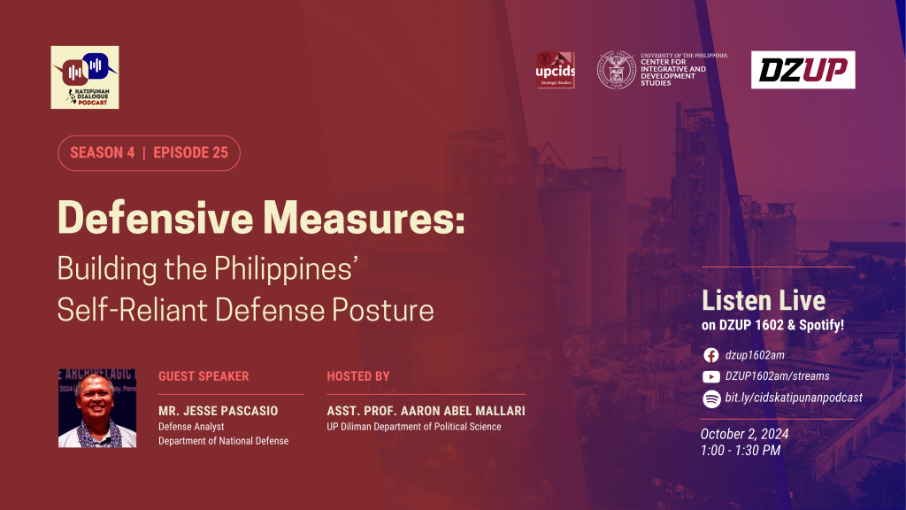 Listen: 'Defensive Measures: Building the Philippines' Self-Reliant Defense Posture' | A Podcast ...