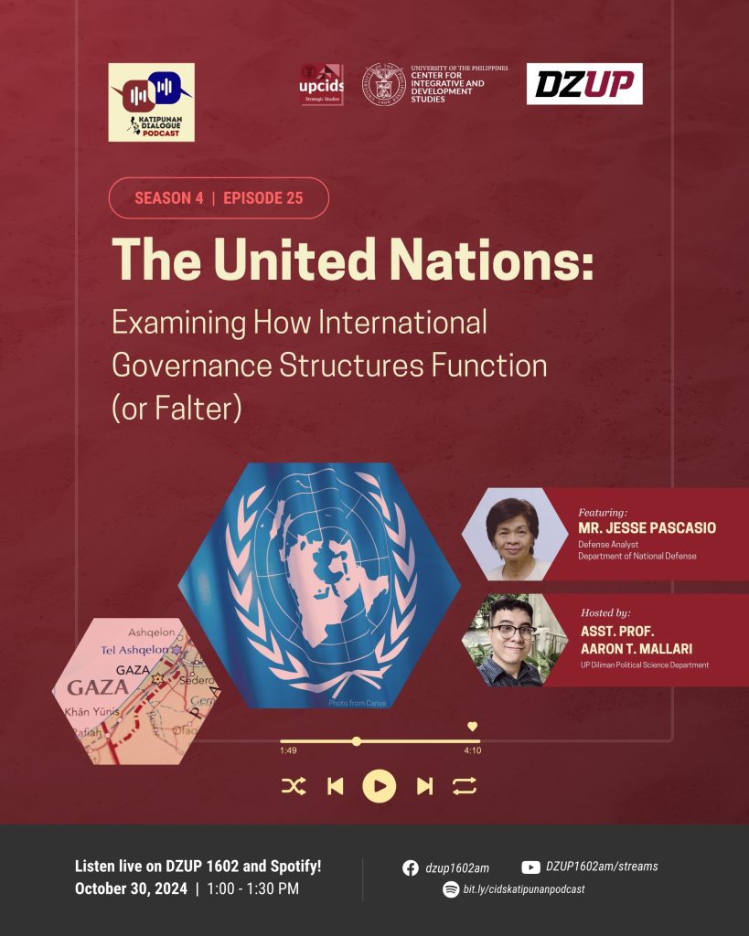 Listen: 'The United Nations: Examining How International Governance ...