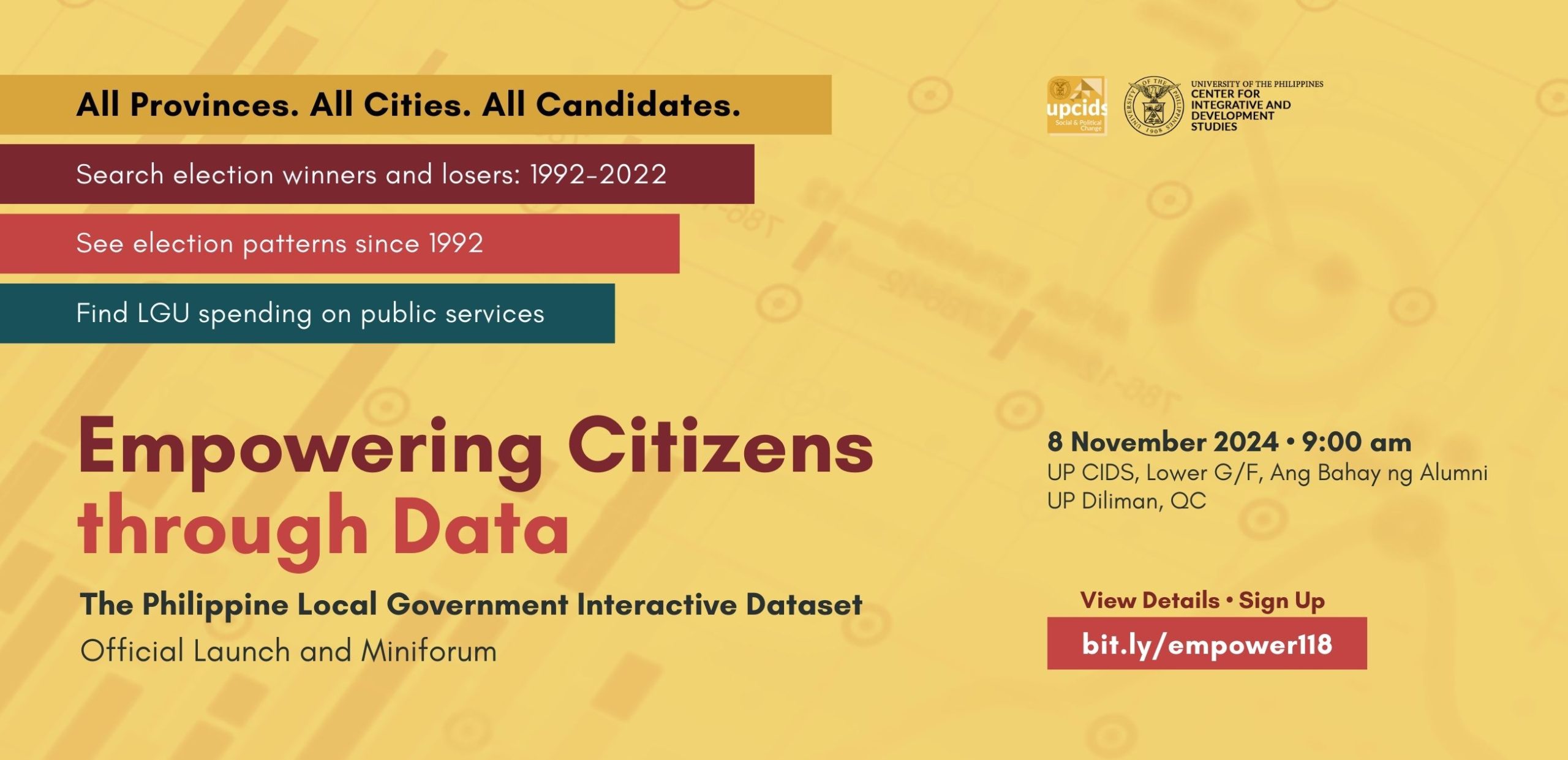 Empowering Democracy: UP CIDS Launches Interactive Data Dashboard for 2025 Elections