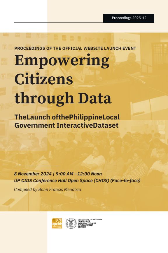 Empowering Citizens through Data: The Launch of the Philippine Local ...